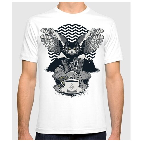 Футболка DS Apparel, размер 2XL, белый