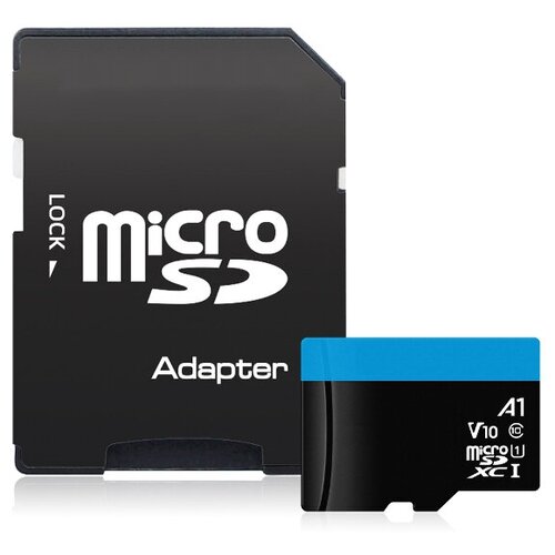 Карта памяти 64Gb - A-Data Premier microSDXC Class 10 AUSDX64GUICL10A1-RA1 (Оригинальная