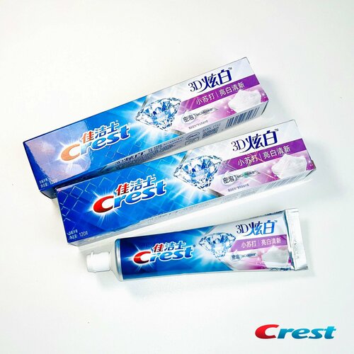 Crest 3D Пищевая сода зубная паста 120гр
