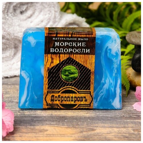 Добропаровъ Натуральное мыло для бани и сауны "Морские водоросли" 80 гр