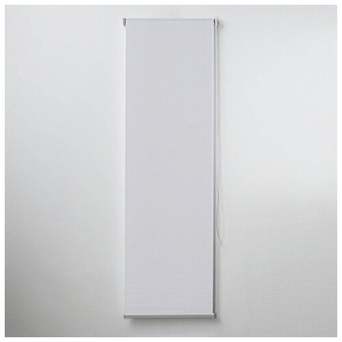 Штора рулонная «Механика», 60*180 см (с учётом креплений 3,5 см), цвет белый