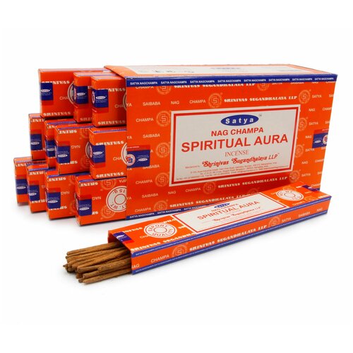 БЛОК Благовония Наг Чампа Сатья Satya Nag Champa 15 гр. * 12 шт коробка