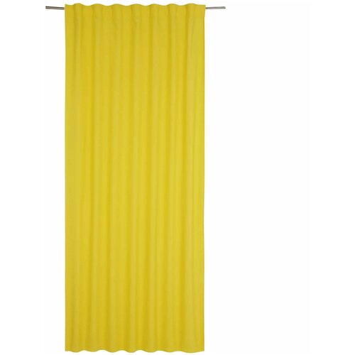 Штора на ленте со скрытыми петлями Inspire Pharell 140x280 см цвет жёлтый Banana 4