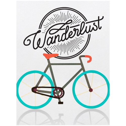 Постер / Плакат / Картина Спортивный велосипед 60х90 см в подарочном тубусе