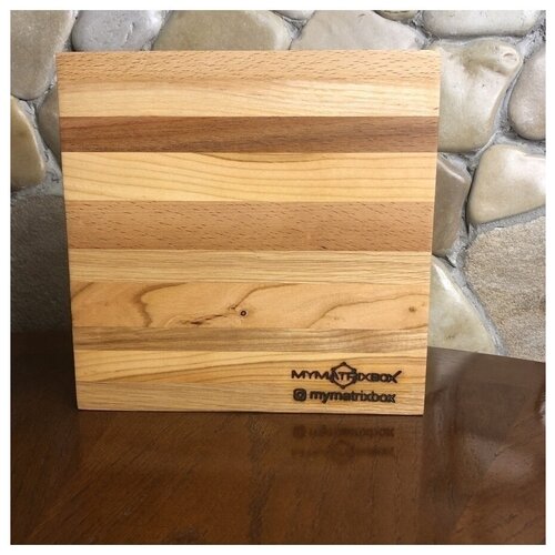 Доска разделочная деревянная для кухни, MyMatrixBox