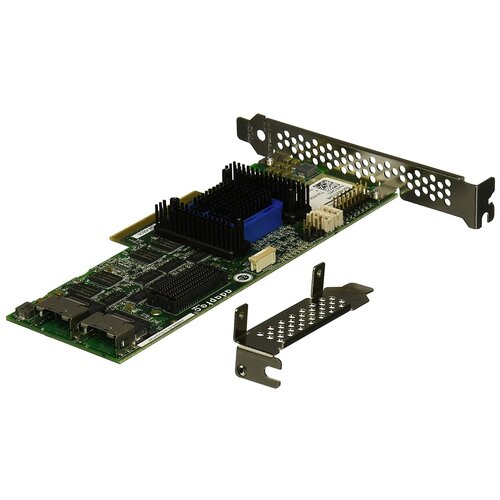 Контроллер Adaptec ASR-6805 (PCI-E v2 x8, LP) SGL SAS 6G, Raid 0,1,10,5,6,50,8port (int2*SFF8087), 512Mb (2270100-R)