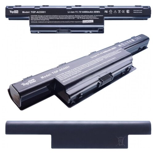 Аккумулятор для Acer Aspire 4625 11.1V 4400mAh 48Wh TopON