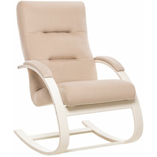 Кресло-качалка Leset Милано, Слоновая кость, ткань V 18