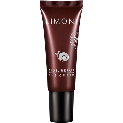 LIMONI Крем для век с экстрактом слизи улитки Snail Repair Eye Cream, 25 мл