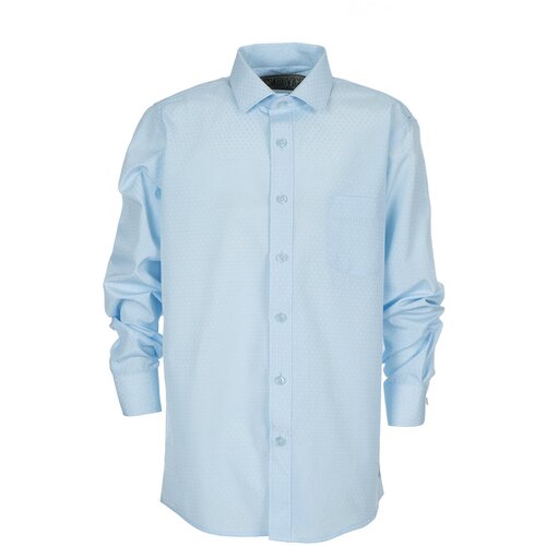 Школьная рубашка Tsarevich, размер 122-128, голубой
