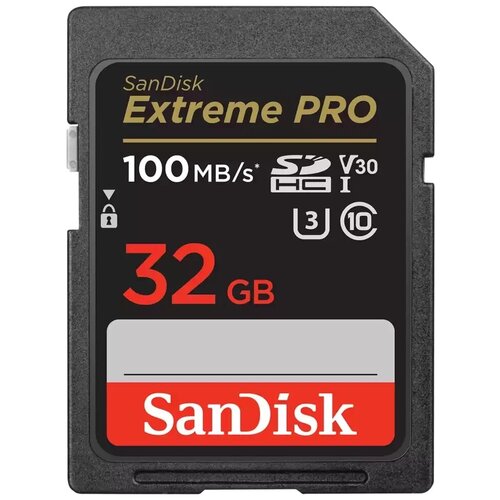 Карты памяти SanDisk Extreme PRO SDHC UHS-I 32Gb SDSDXXO-032G-GN4IN