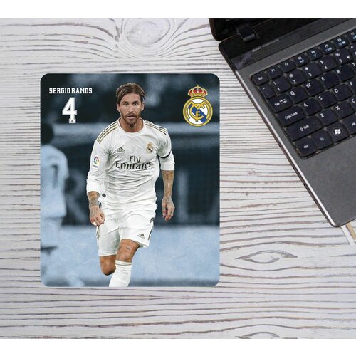 Коврик для мышки футбольный клуб Реал Мадрид - Real Madrid № 7