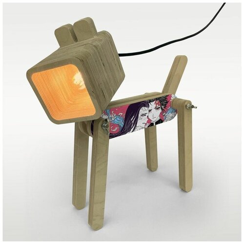 Настольная лампа светильник "Собака" модель аниме - 1139