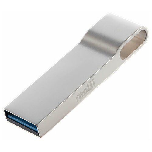 Флешка Leap, USB 3.0, 32 Гб, 4,3х1,2х0,6 см; упаковка: 5х4,9х1,4 см, металл