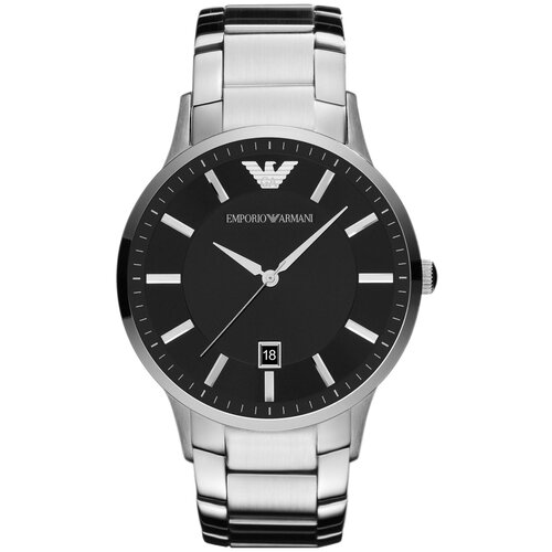 Наручные часы EMPORIO ARMANI Renato, серебряный, черный