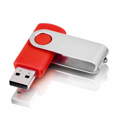 USB флешка, USB flash-накопитель, Флешка Twist, 4Гб, красная, арт. F01 USB 2.0 30шт
