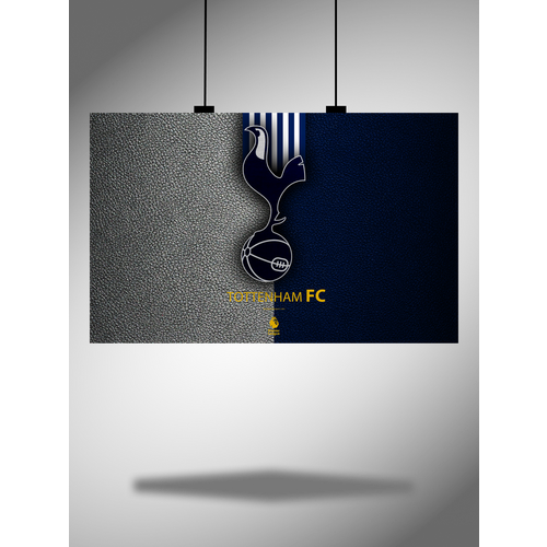 Постер плакат интерьерный на стену эмблема клуба Тоттенхэм А3