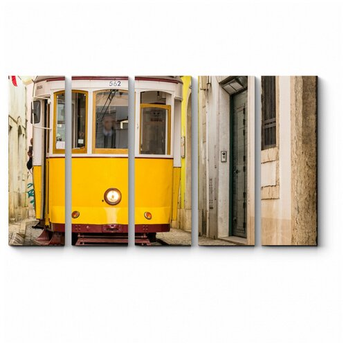 Модульная картина Лиссабонский трамвай 140x84