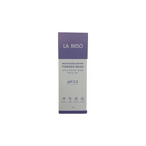 La Miso Увлажняющая энзимная пудра для умывания Moisturizing Enzyme Powder Wash pH 5.5, 50 мл