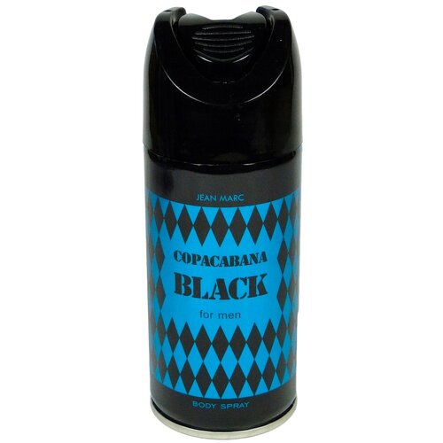Дезодорант JEAN MARC Copacabana black (150 мл), для мужчин, спрей, аромат Восточно-папоротниковый