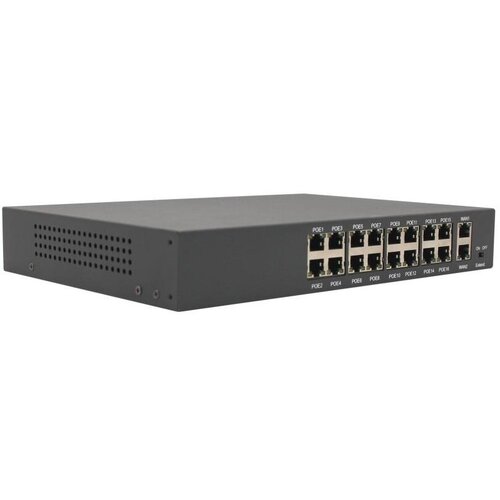 AltCam POE16 16-ти канальный неуправляемый POE switch IEEE 802.3af/at