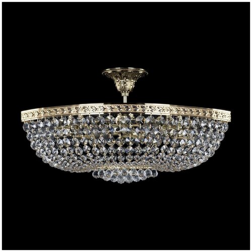 Люстра Bohemia Ivele Crystal 1928 19283/55IV G, E14, 240 Вт, кол-во ламп: 6 шт., цвет: золотой
