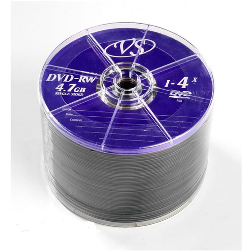 DVD-RW VS Носители информации DVD-RW, 4x, VS, Bulk/50, VSDVDRWB5001