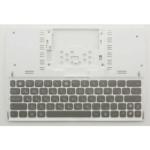 Клавиатура для Asus 0KNA-Z72RU01 серая с белым топкейсом