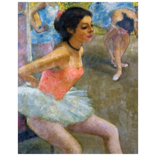 Репродукция на холсте Балерина №5 Гэлл Франкос 30см. x 38см.