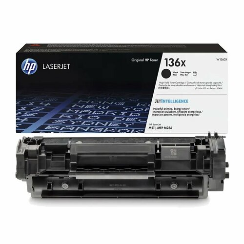 Картридж 136X для HP LJ M211d/dw/M236d/dw, 2,6К W1360X черный, черный, 2600 страниц