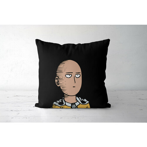 Подушка декоративная 45х45см / Аниме / One Punch Man / One Punch Man Ванпачмен