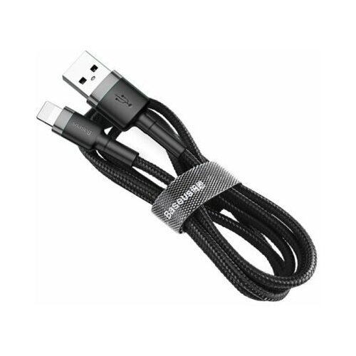 Кабель Baseus Cafule Cable for iP USB - Lightning 2м 1.5A (black and gray)