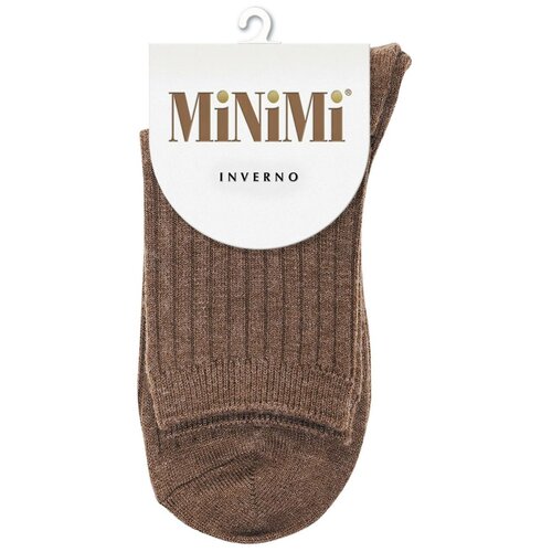 Носки MiNiMi, размер 35-38 (23-25), коричневый, бежевый