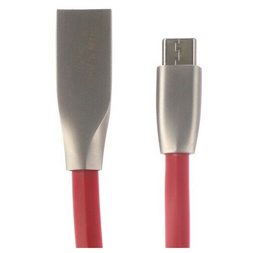 Gembird Cablexpert Кабель USB 2.0 CC-G-USBC01R-1.8M AM Type-C, серия Gold, длина 1.8м, красный, блистер