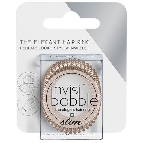 Резинка Invisibobble Slim (упаковка с подвесом), 3 шт.