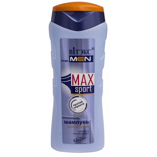 Витэкс Шампунь для всех типов волос For Men Max Sport, 250 мл
