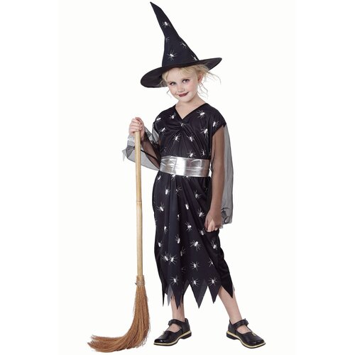Карнавальный костюм ведьмы для девочки детский