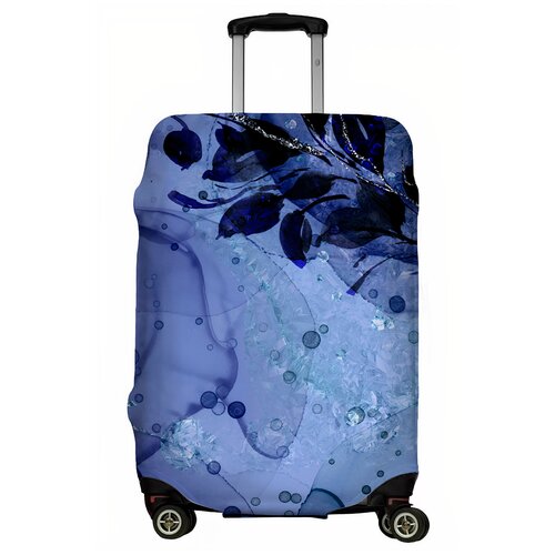 Чехол для чемодана LeJoy, размер S, серый, синий