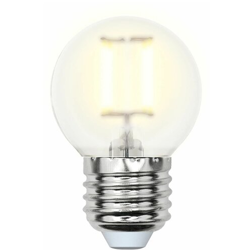 Лампа светодиодная Uniel UL-00000302, E27, G45, 6 Вт, 3000 К
