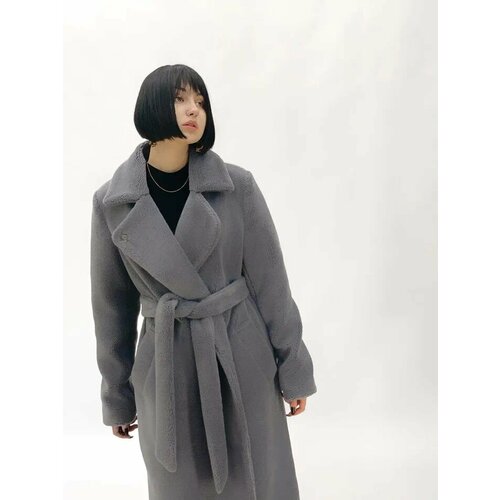Пальто Modetta Style, размер 46, серый