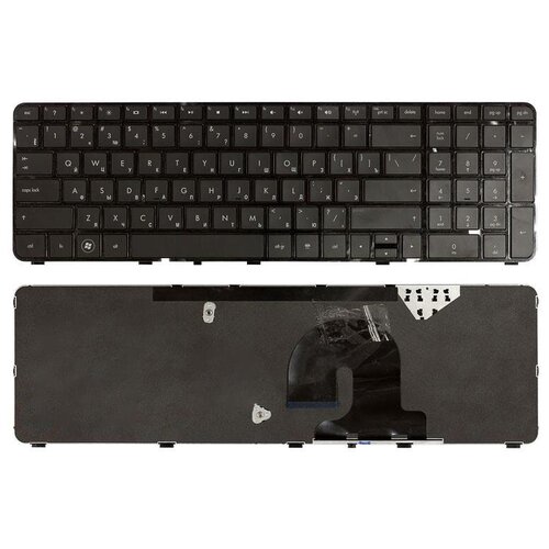 Клавиатура для ноутбука HP Pavilion DV7-4000 DV7-5000 черная c рамкой