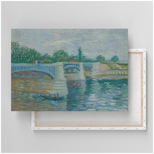 Картина на холсте с подрамником / Van Gogh - The Seine, 1887 / Ван Гог