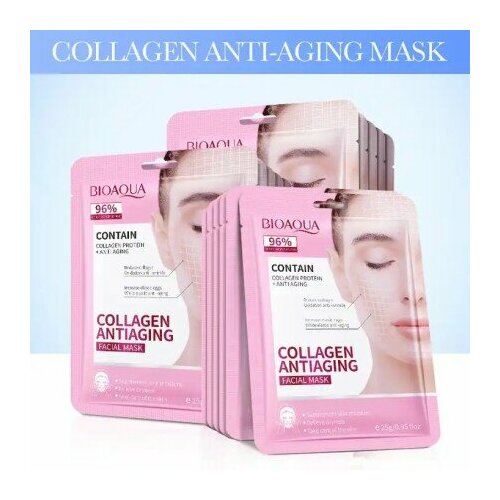 Омолаживающая коллагеновая маска для лица Collagen Antiaging