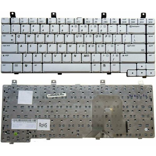 Клавиатура для ноутбука HP NSK-HBK1D белая