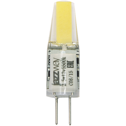 Лампа светодиодная LED 2.5вт G4 12B 200Lm холодный COB | код 2855770 | JazzWay (7шт. в упак.)