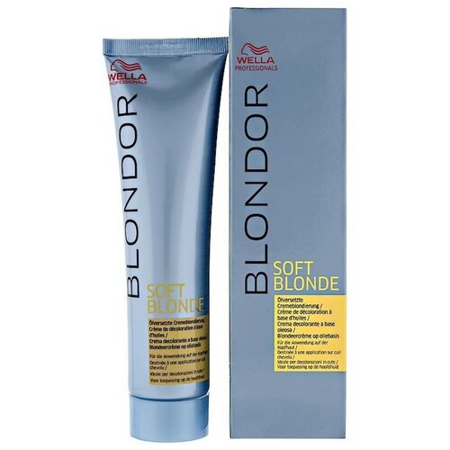 Wella Blondor Soft Blonde Oil Mixed Cream Lightener - Мягкий крем для блондирования 200 мл