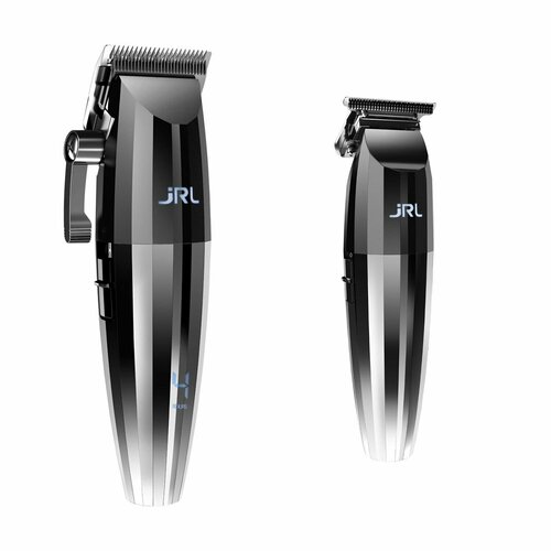 Машинка для стрижки и триммер для бороды JRL Professional 2 в 1 Серебристый