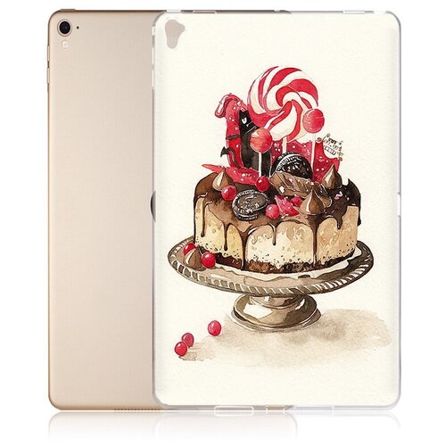 Чехол задняя-панель-накладка-бампер MyPads вкусный торт для iPad Pro 2 10.5 A1701/A1709/iPad Air 3 (2019) противоударный