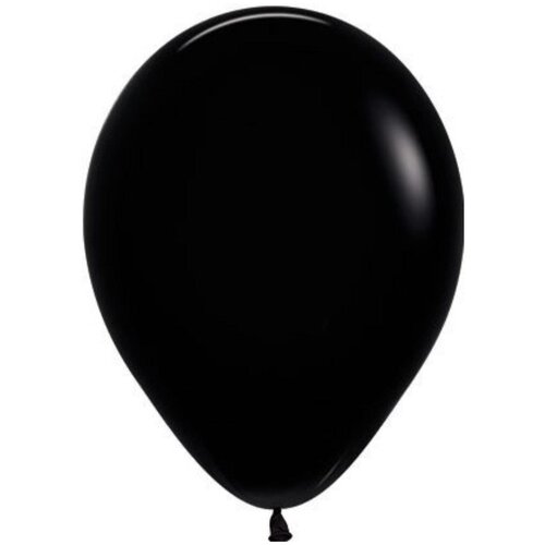 Набор воздушных шаров Sempertex пастель 12", черный, 50 шт.