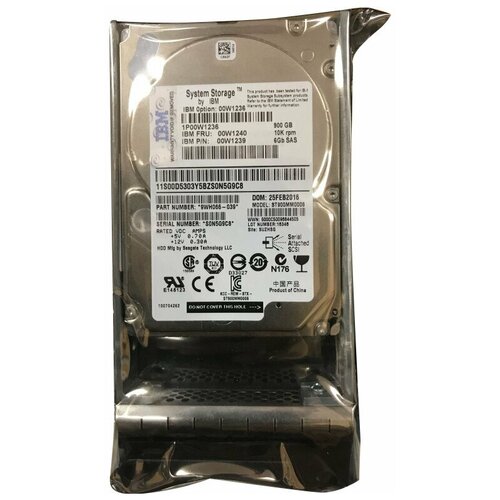 00W1240 IBM Жесткий диск IBM 900GB 10K SFF 6G SAS HDD [00W1240]